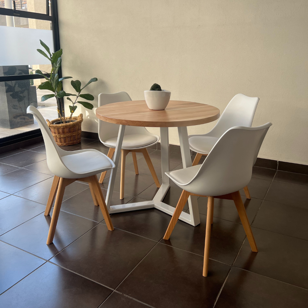 Mesa de Comedor Circular Hecho en Chile Praga – Santino Design